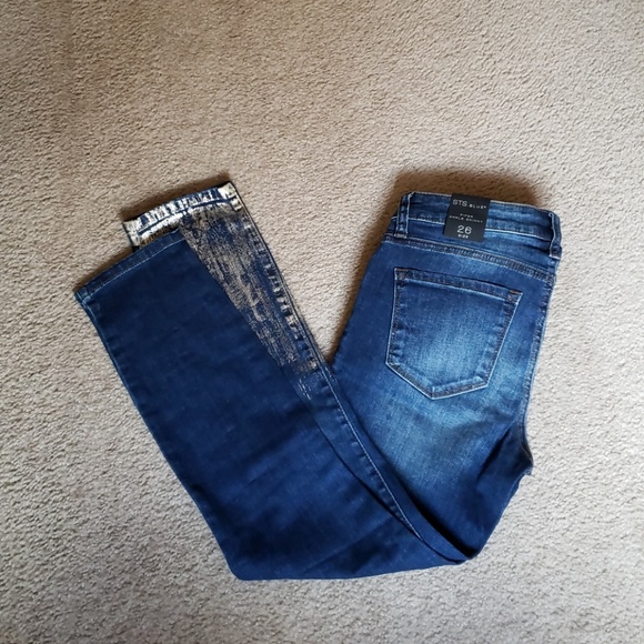 STS Blue | Jeans | Sts Blue Piper Foil Crop Skinny Jeans | Poshmark